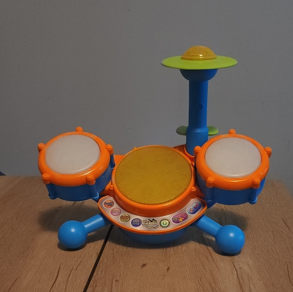 vtech | Toys | Vtech Kidibeats Toddler Learning Musical Drum Set | Poshmark